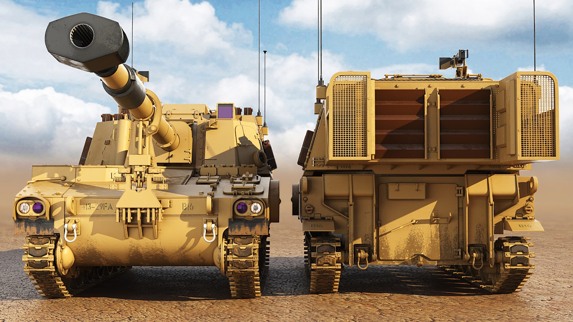 M109a6 Paladin Tank Track 3D Model - TurboSquid 1154723