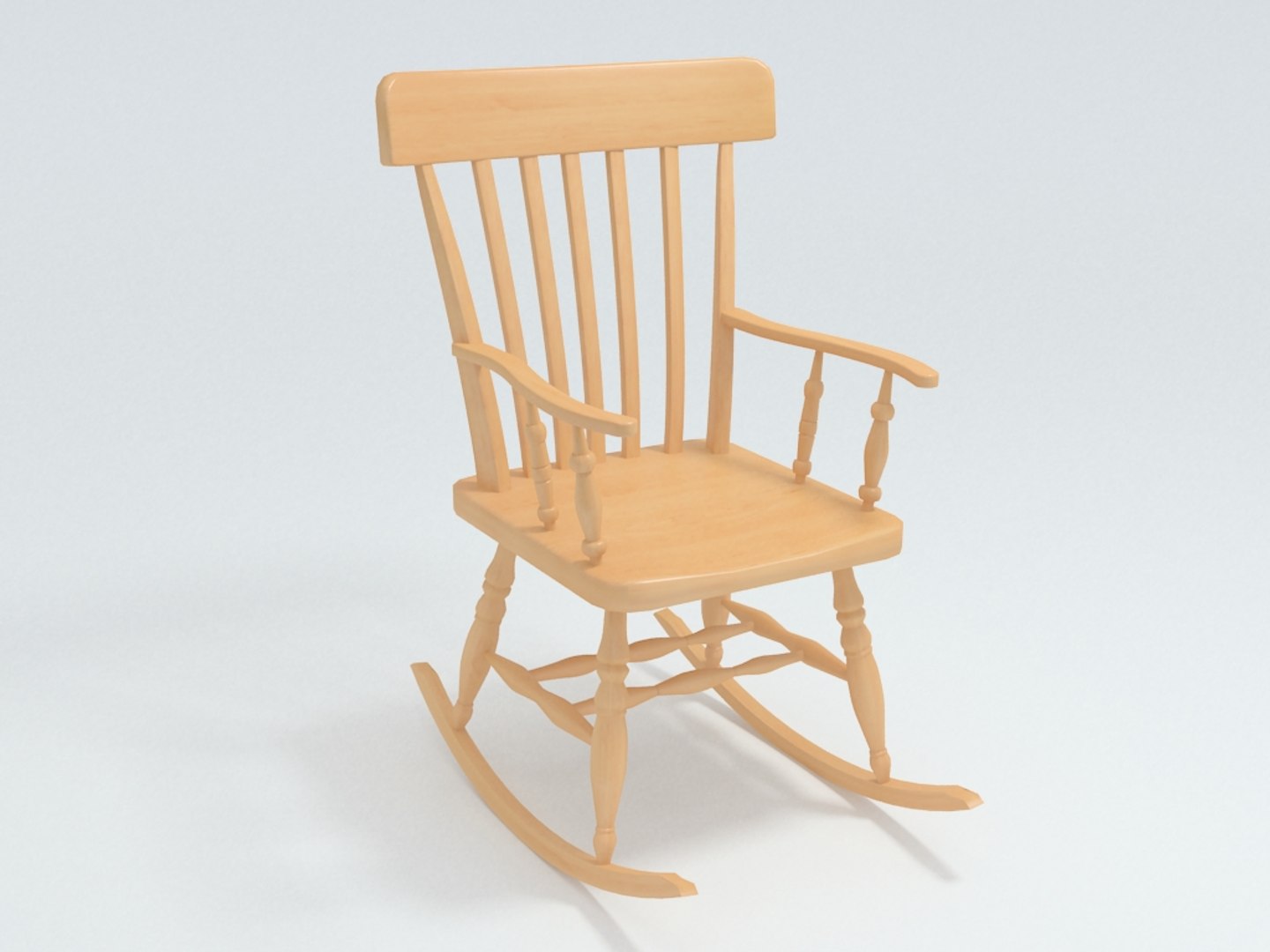3d Rocking Chair Model