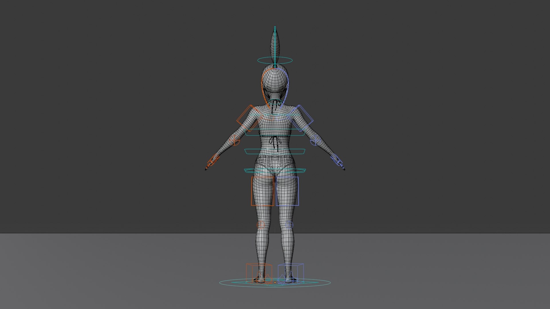 Anime Girl In Bikini 3d Turbosquid 2035382