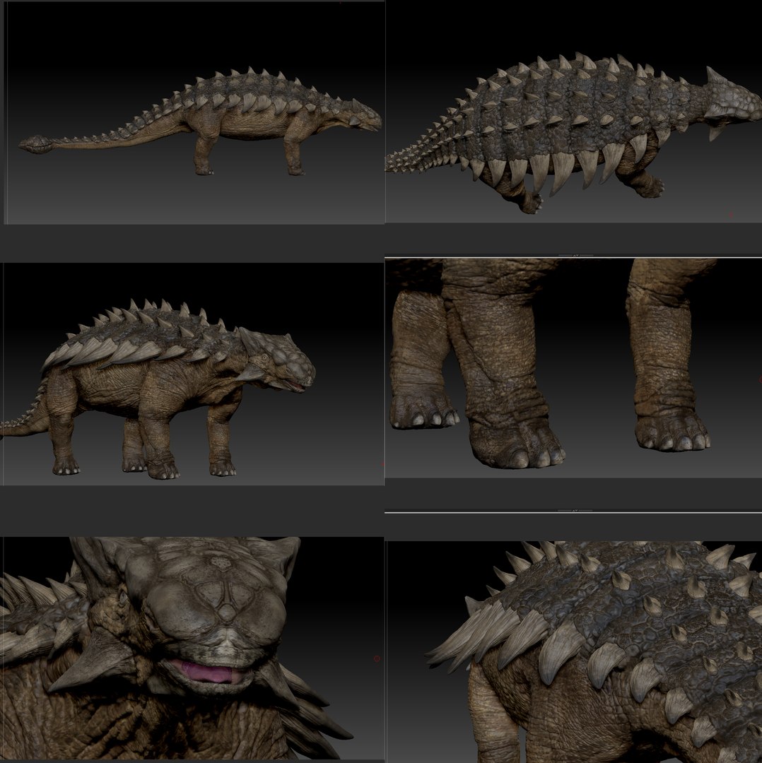 Ankylosaurus 3D Model - TurboSquid 1209510