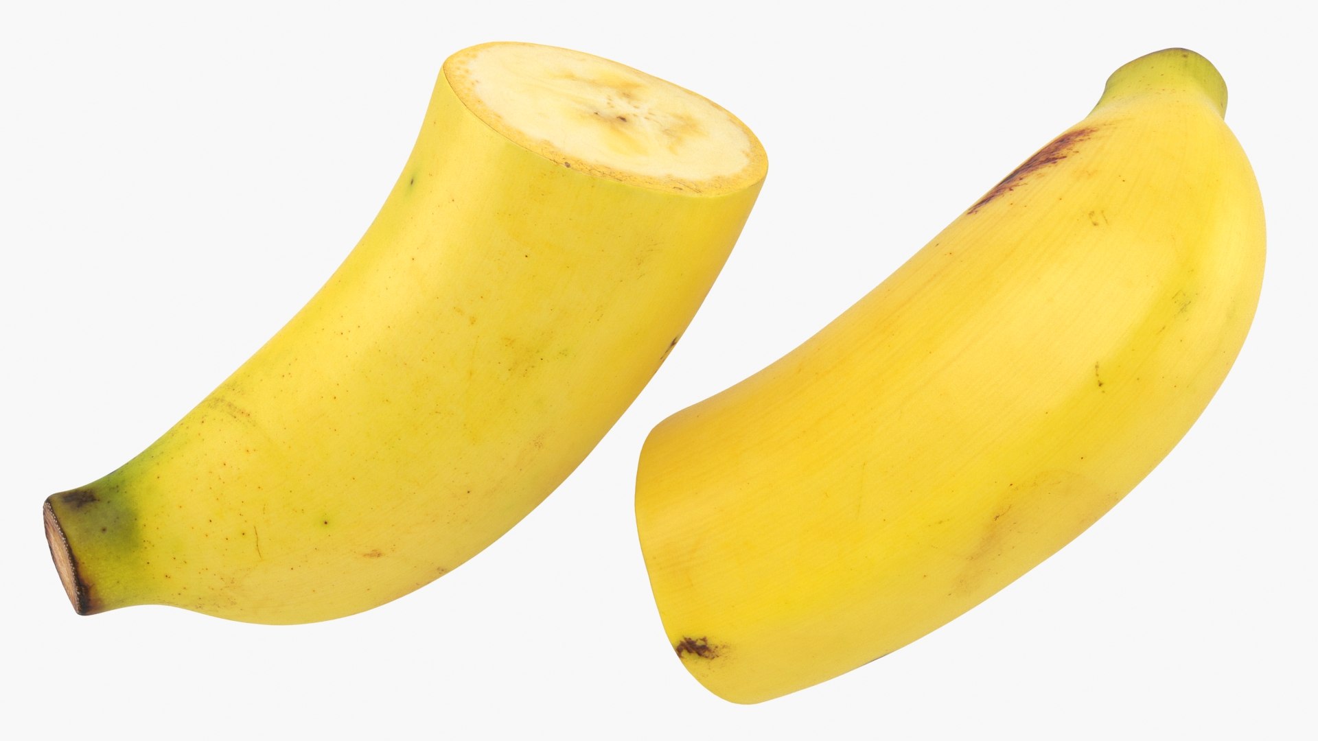 Half Banana Set Model - TurboSquid 1833346