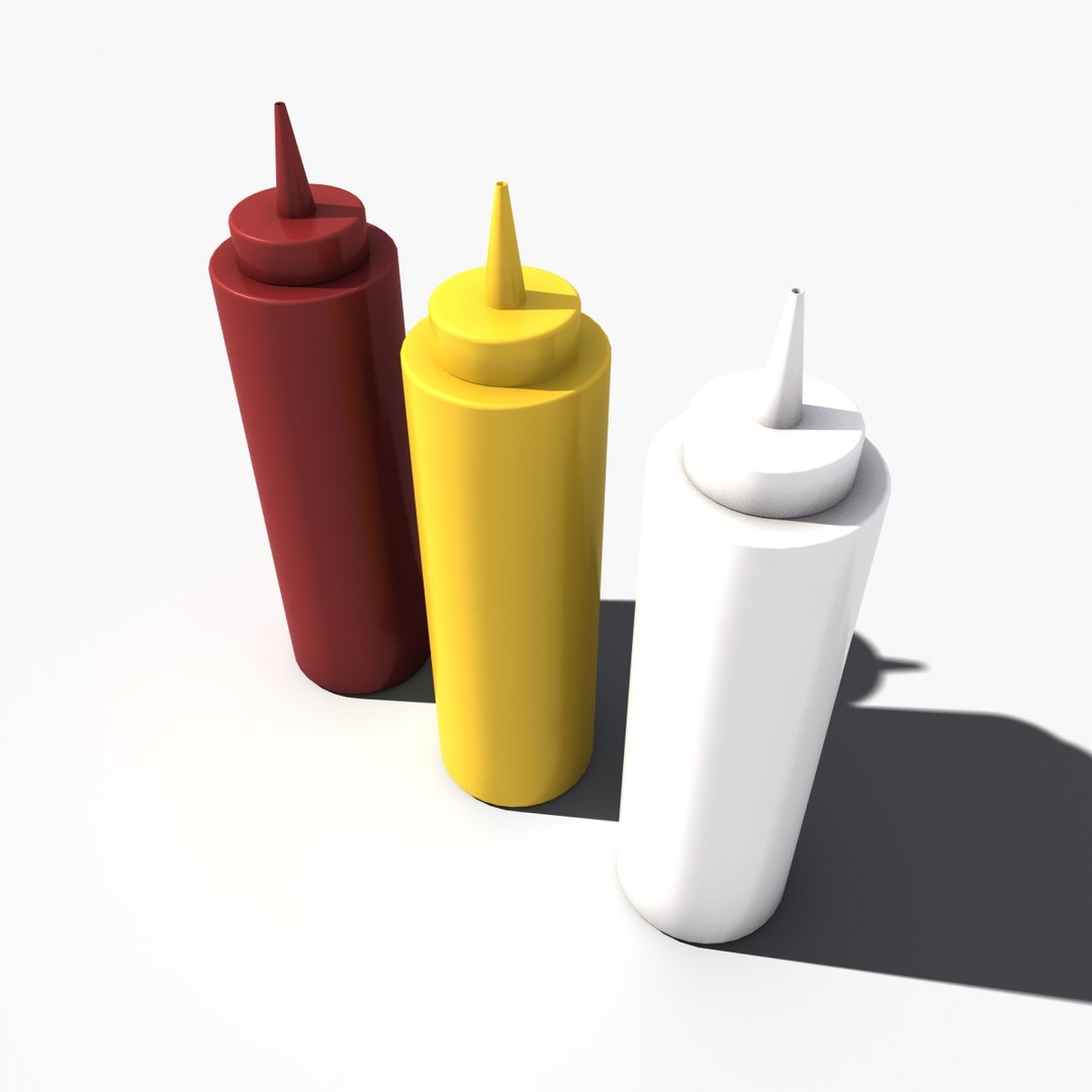 3d Condiment Squeeze Model