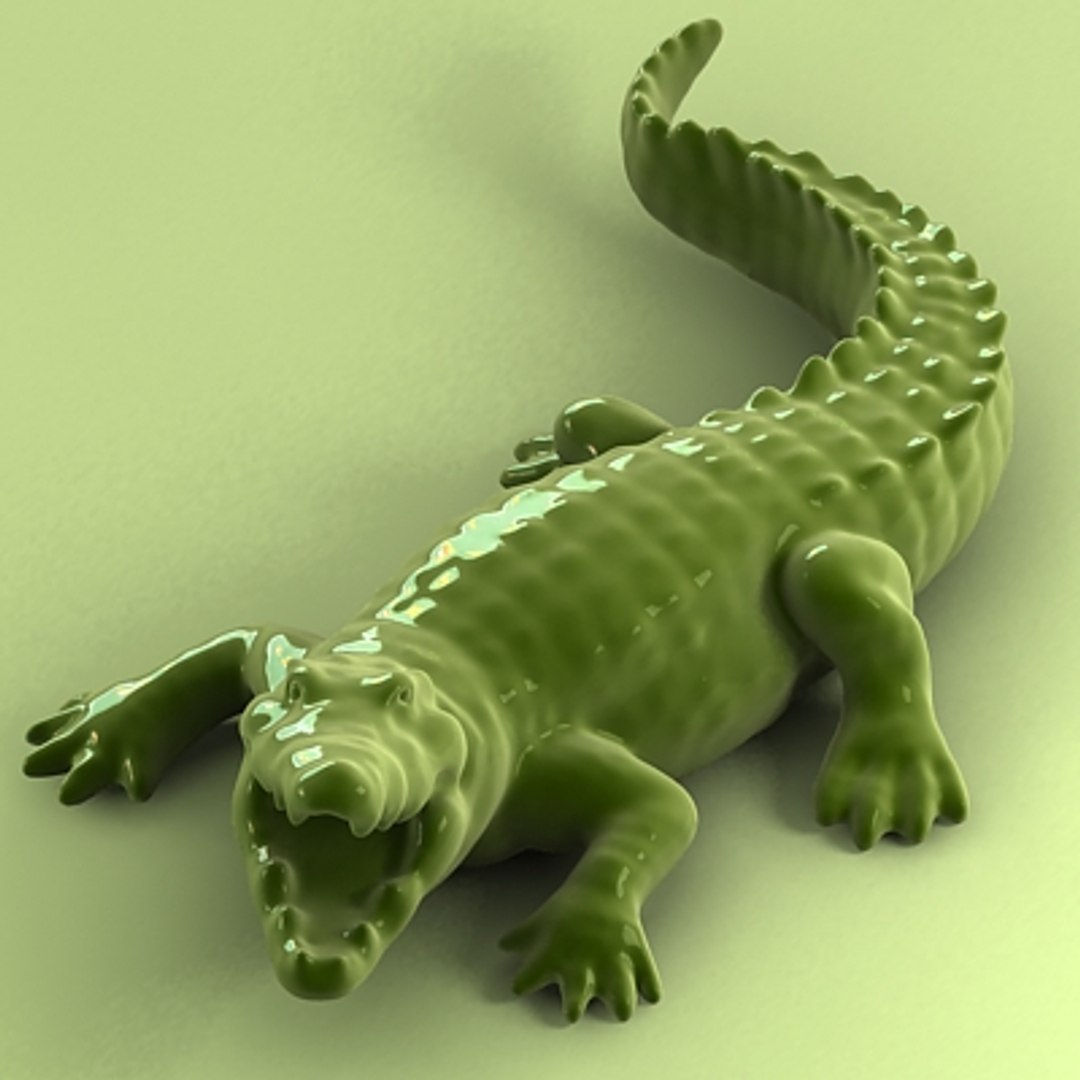 3dsmax Aligator Printing