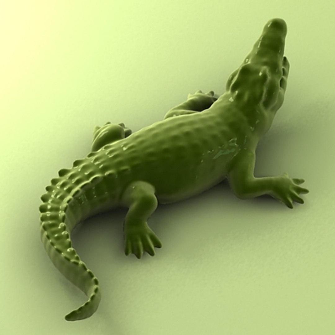 3dsmax Aligator Printing