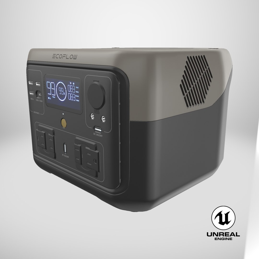 3D Ecoflow River 2 Max model - TurboSquid 2050116