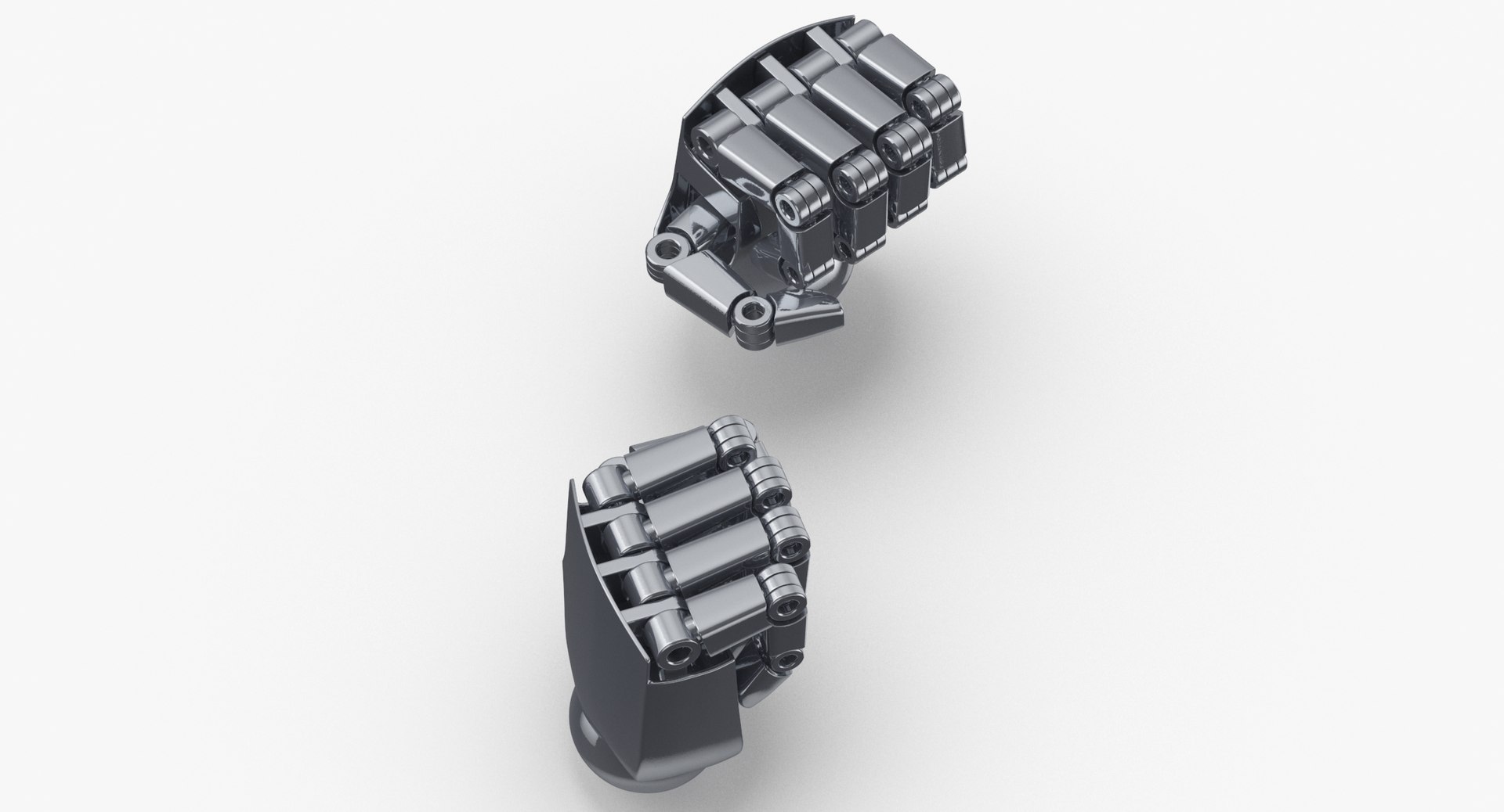 3D Robot Hands 01 Fist Model - TurboSquid 1445671