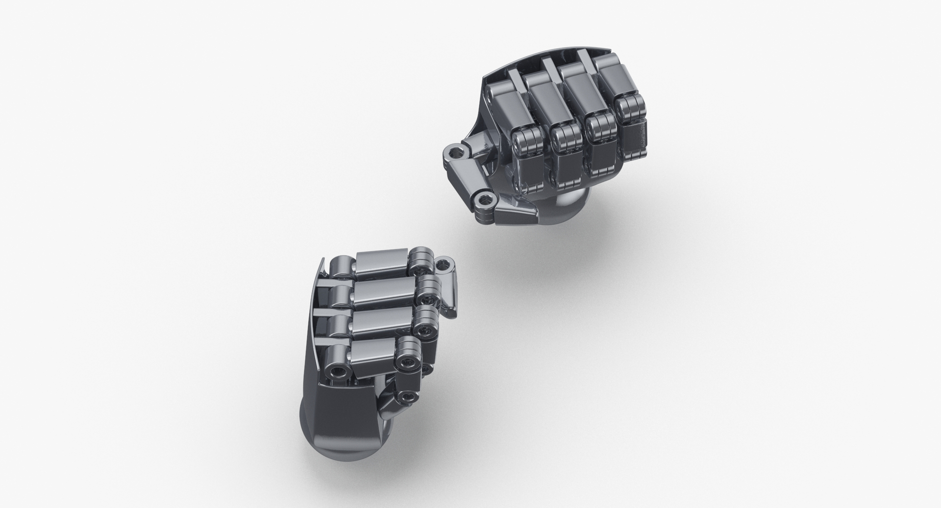 3D Robot Hands 01 Fist Model - TurboSquid 1445671