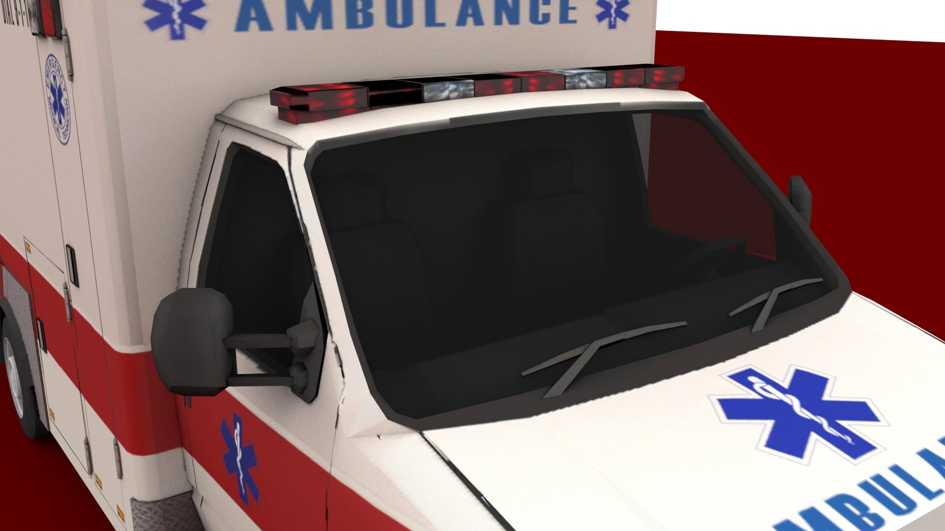 Ambulance3D模型 - TurboSquid 2009625