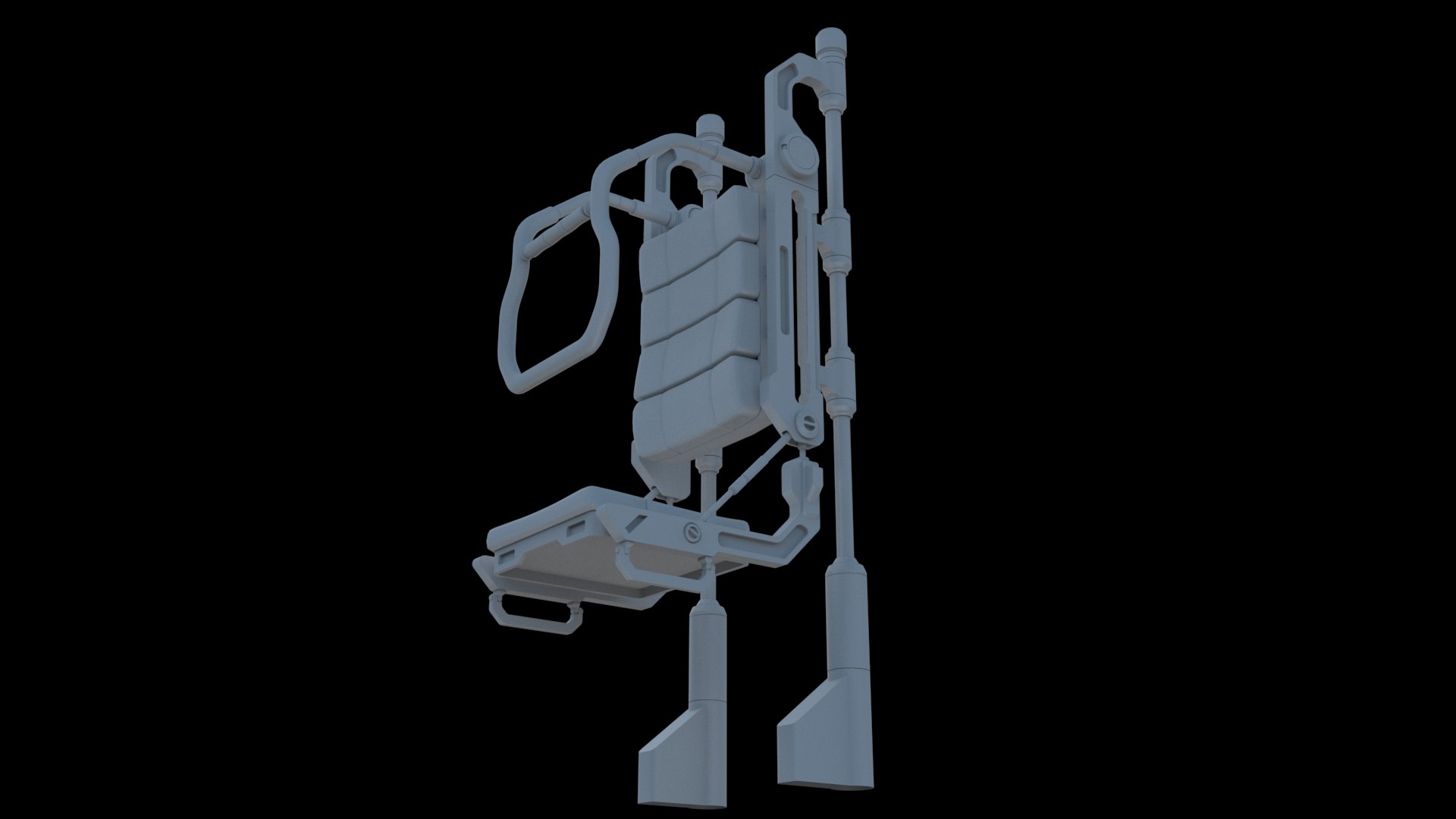 3D Sci Fi Transport Chair Model - TurboSquid 2014102