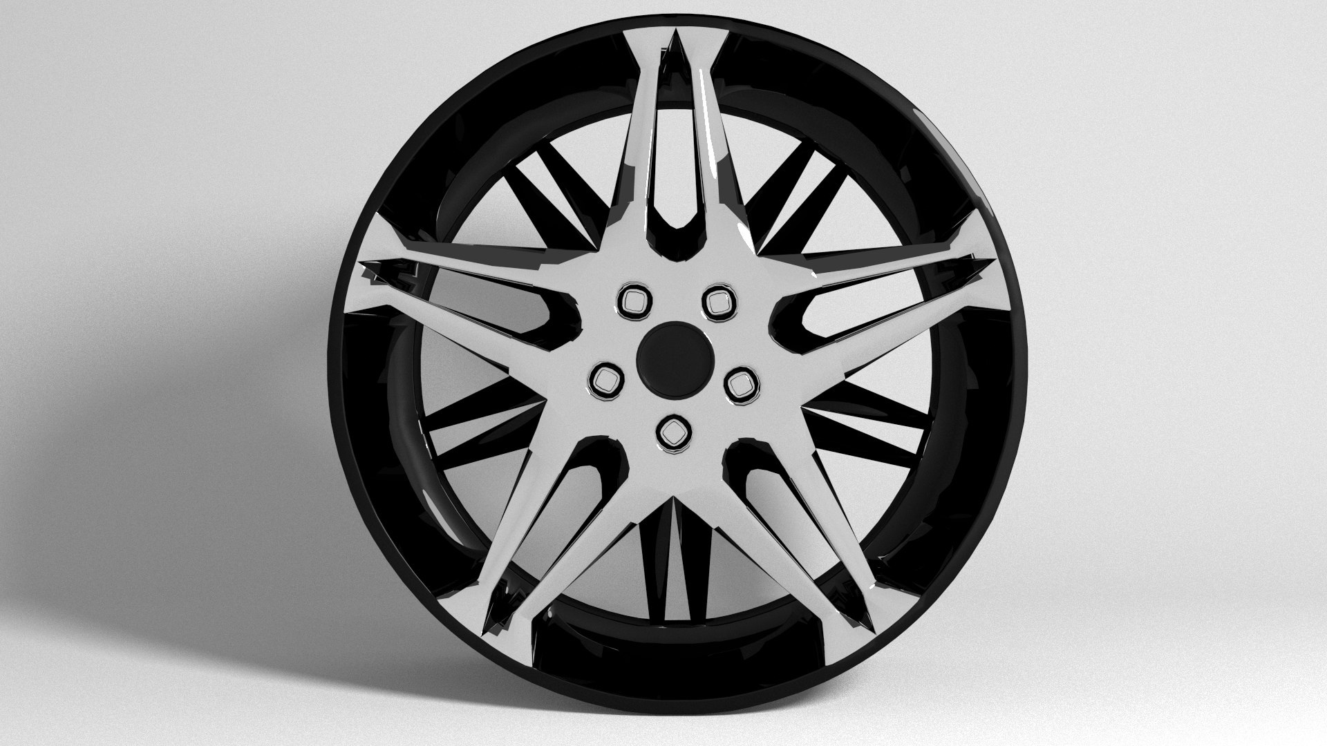 3d obj double star rim