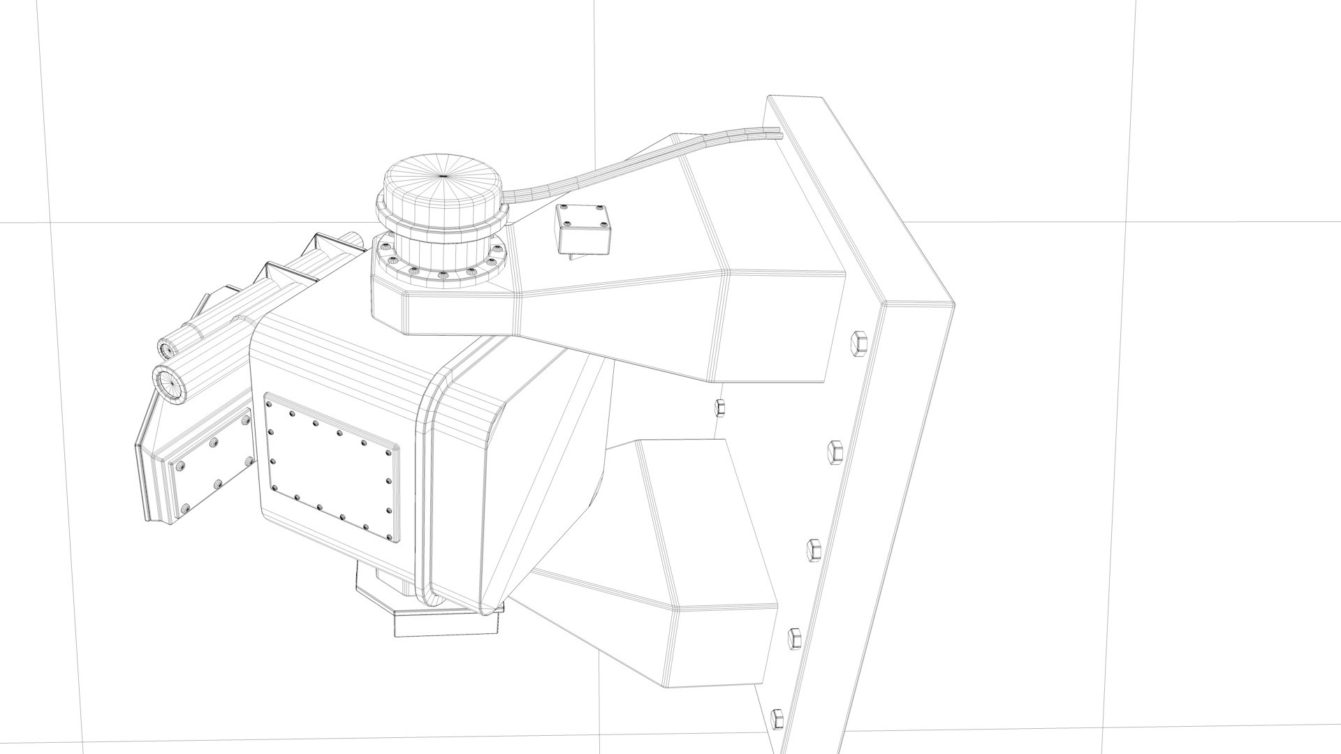 3D Laser Defense Turret - TurboSquid 2387958