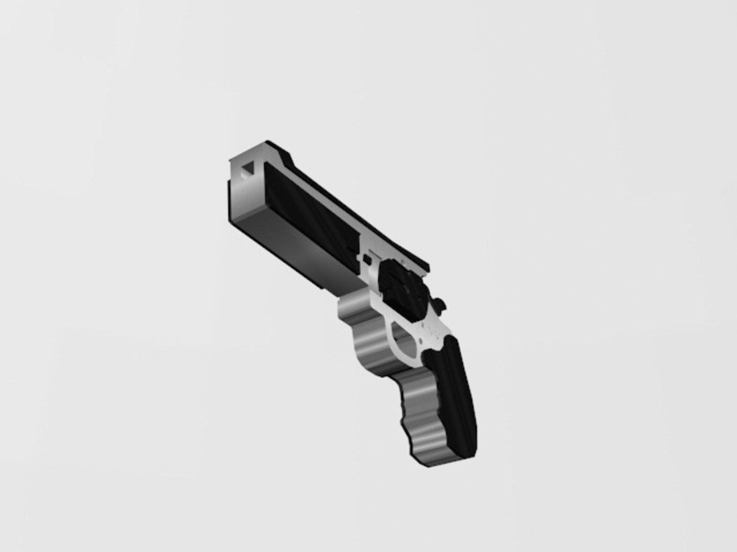 3D Model 6 Bullets Pistol - TurboSquid 1246967