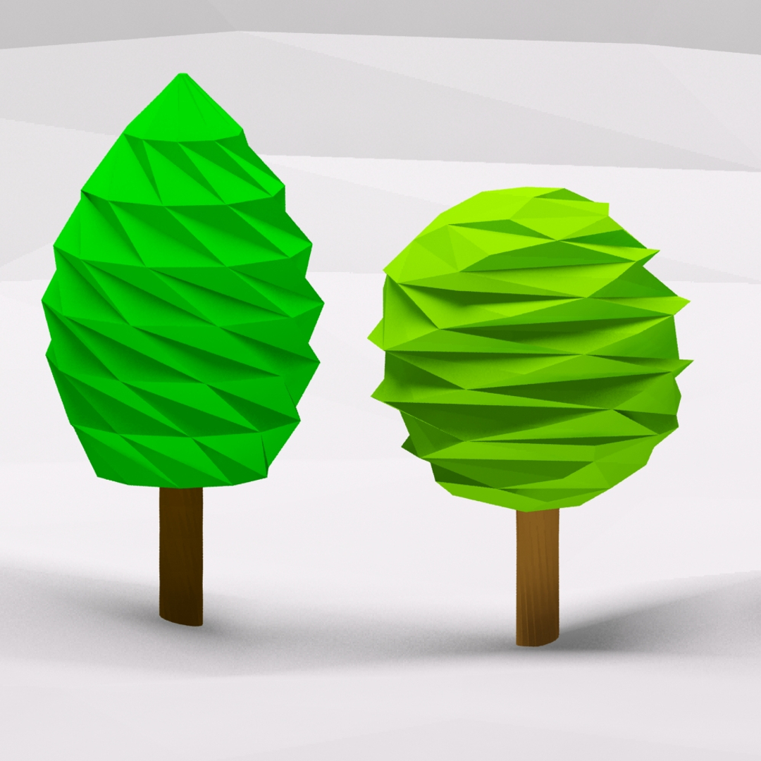 tree pack 4 3d model