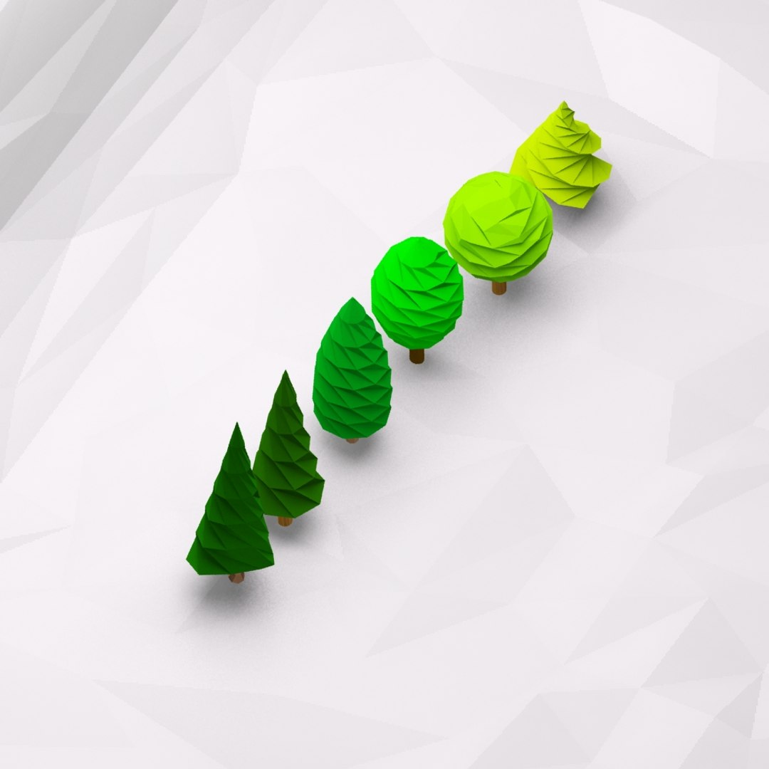 Tree Pack 4 3d Model