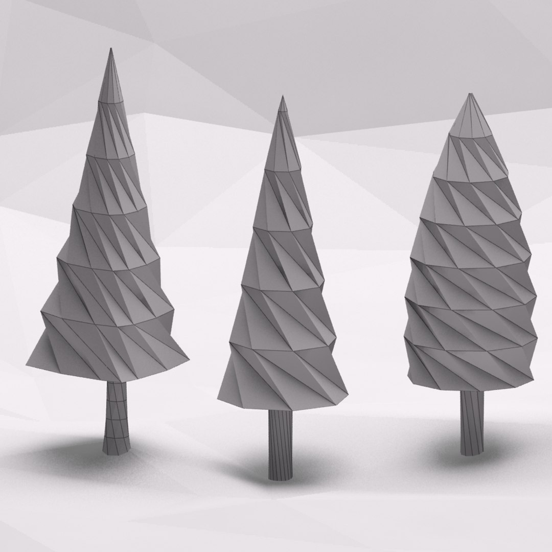 Tree Pack 4 3d Model