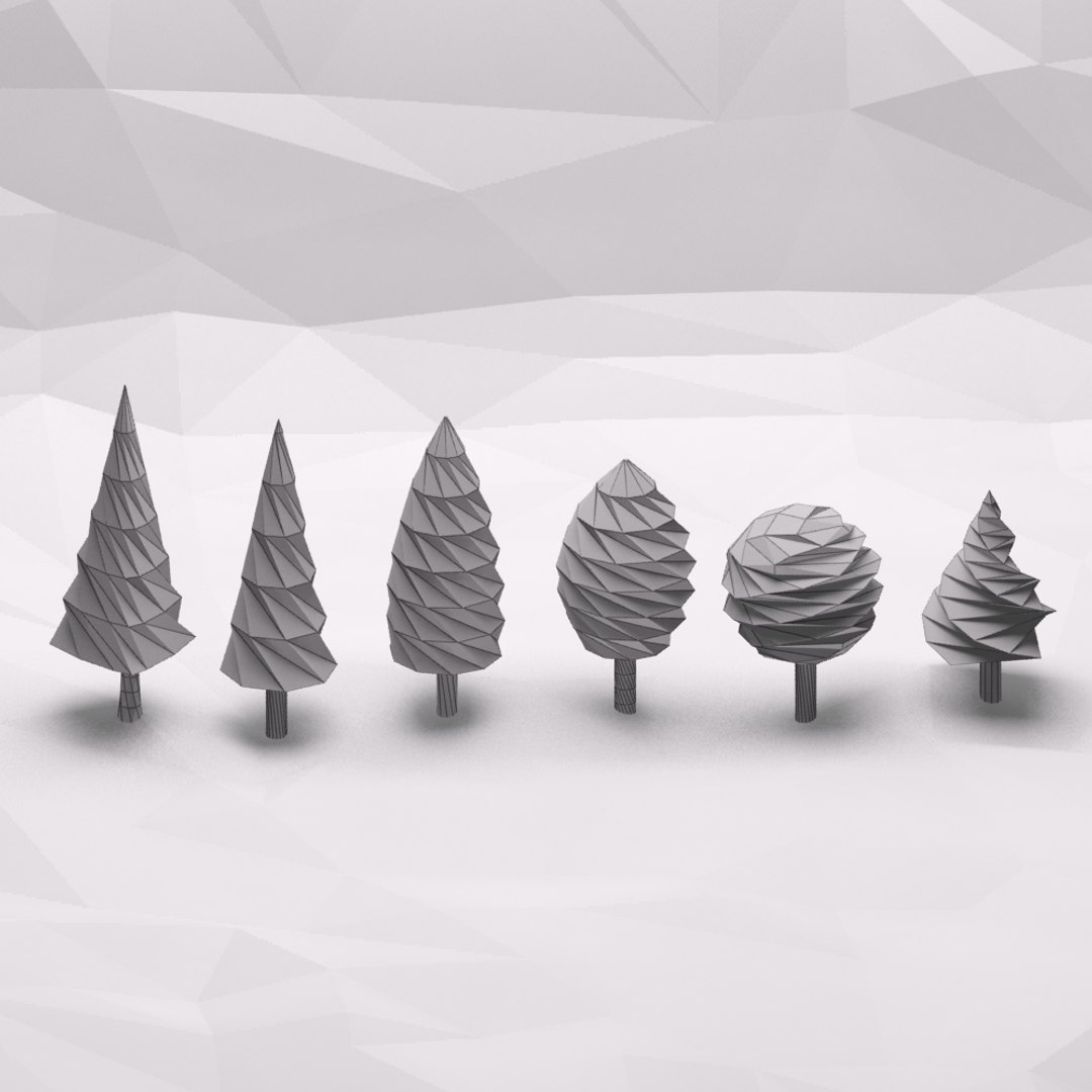 Tree Pack 4 3d Model
