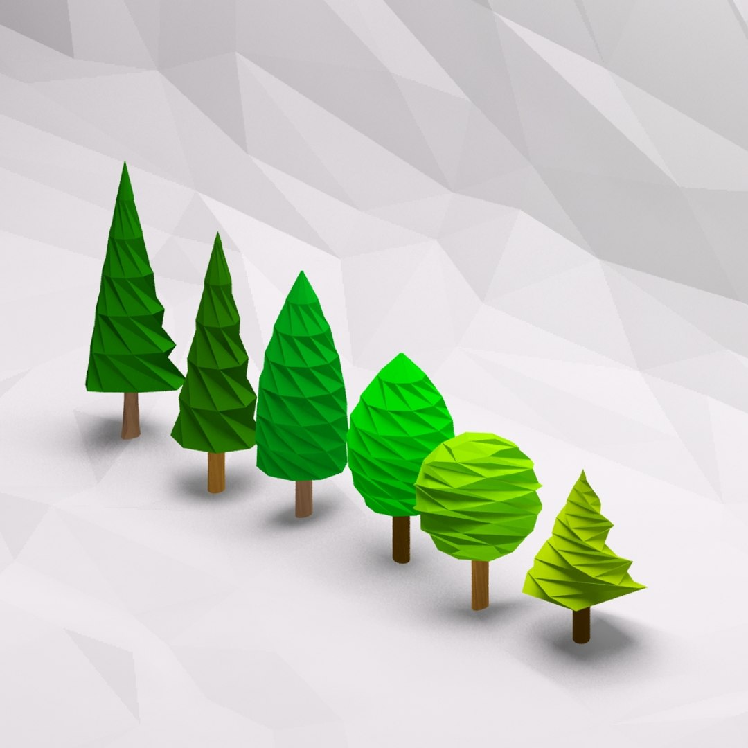 Tree Pack 4 3d Model