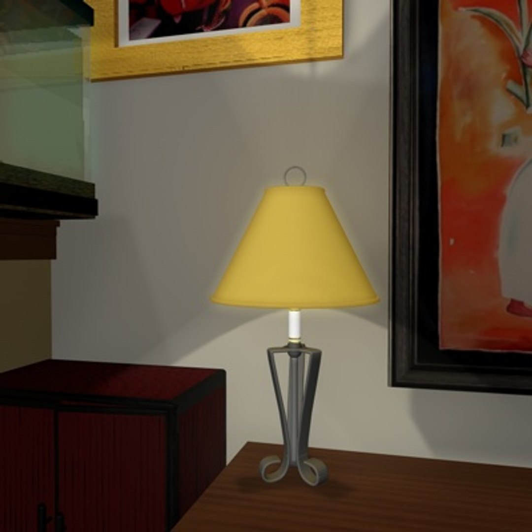 Table Lamp C4d Free