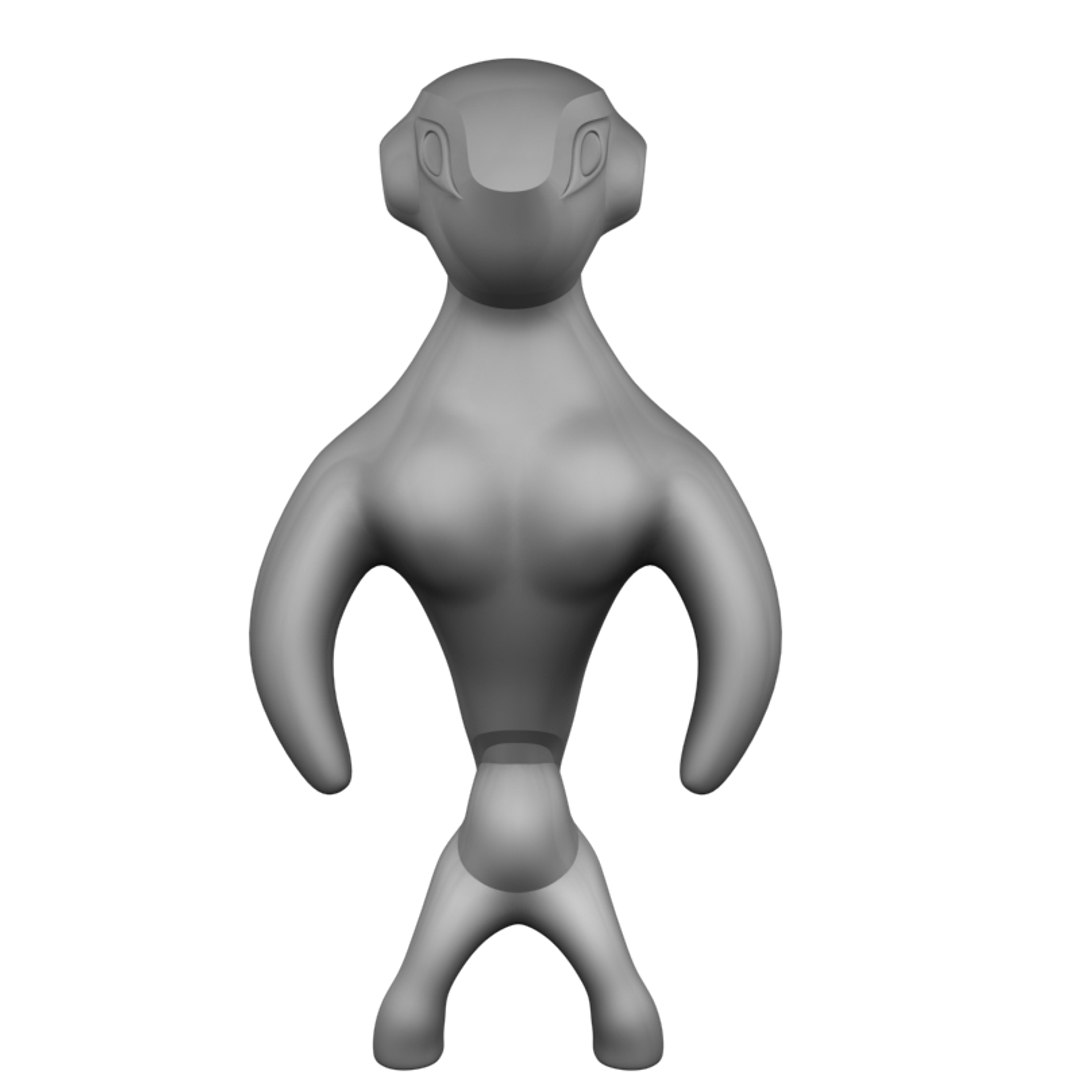 Humanoid Sculpture 3d Max