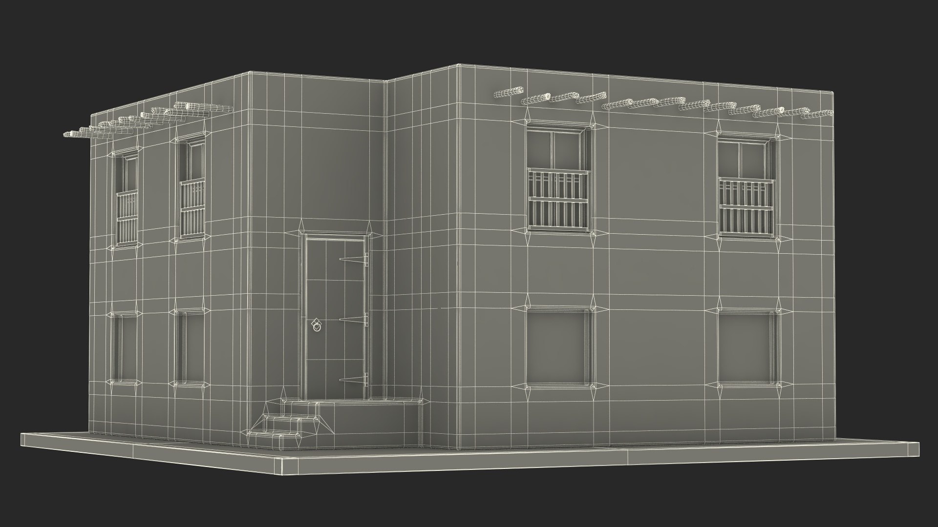 3D Model Cartoon Traditional Middle Eastern House - TurboSquid 2279880
