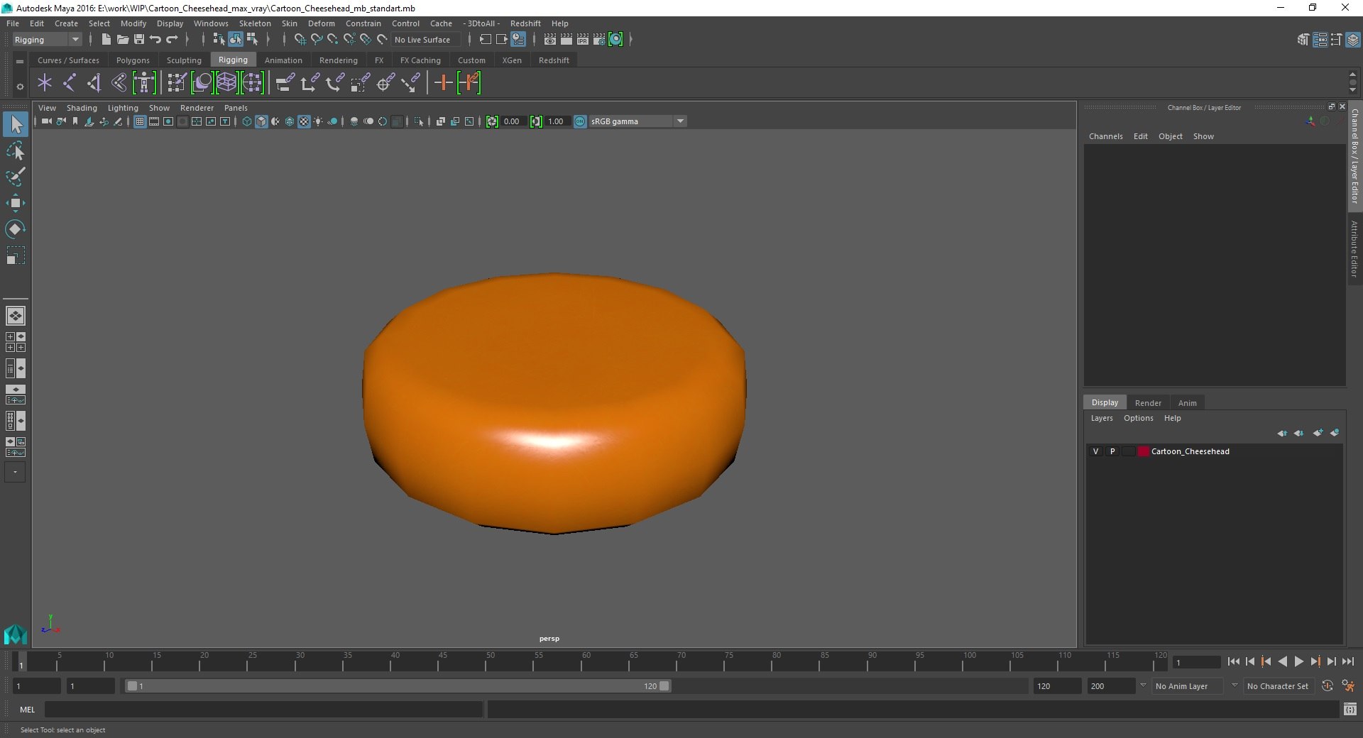 3D Cartoon Cheesehead - TurboSquid 2080849