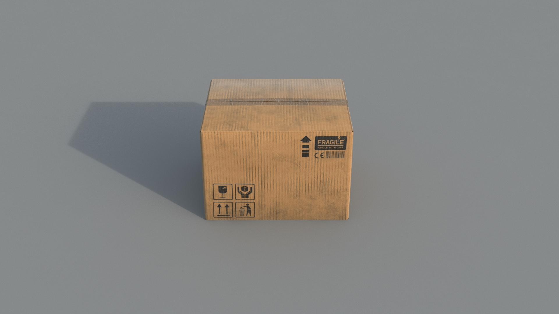 3D Model Cardboard Box Board - TurboSquid 1695731
