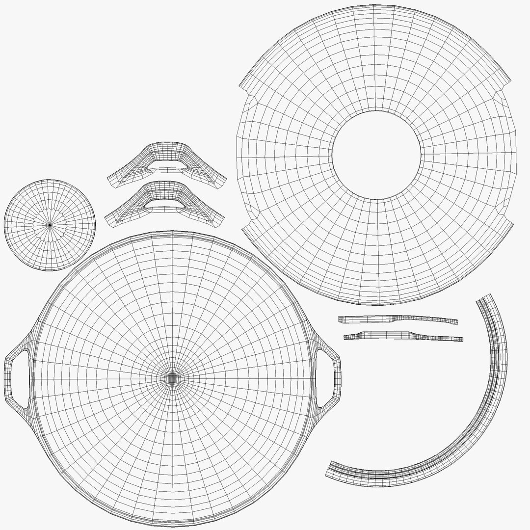 3D Frying Pan Collection - TurboSquid 2312172