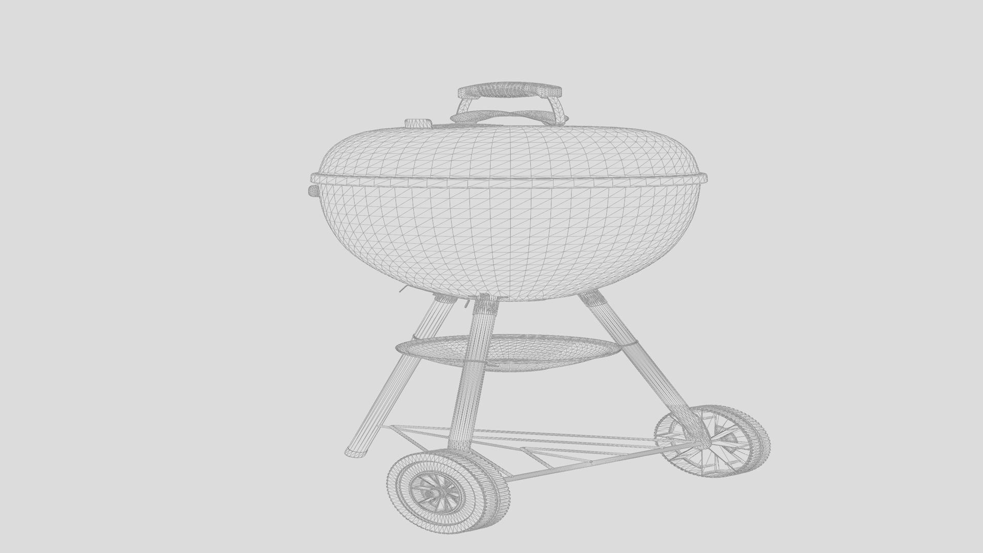 Bar-B-Kettle Barbecue And Grill 3D Model 3D Model - TurboSquid 2217204