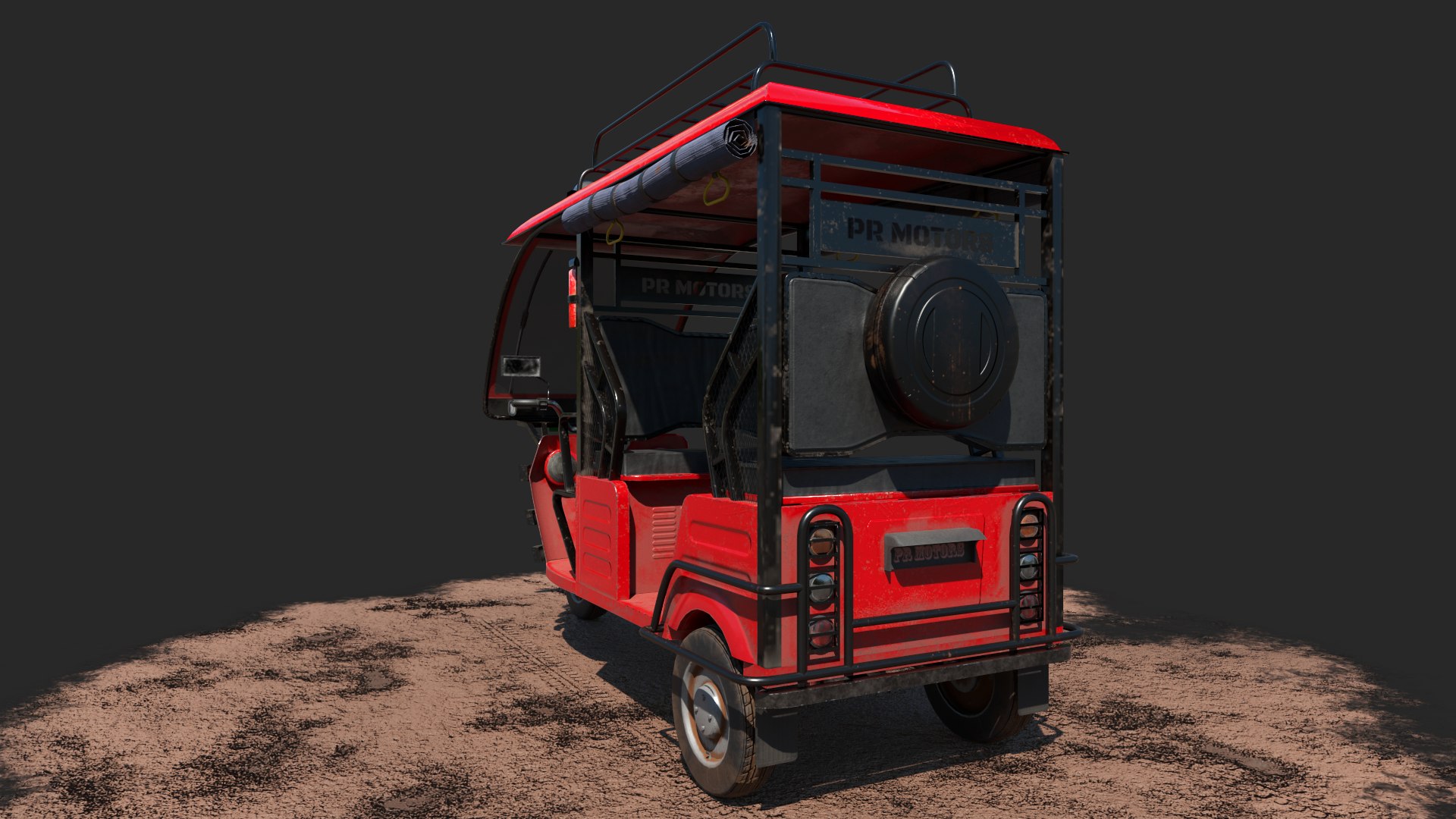 Electric Toto E Rickshaw 3D - TurboSquid 2113422