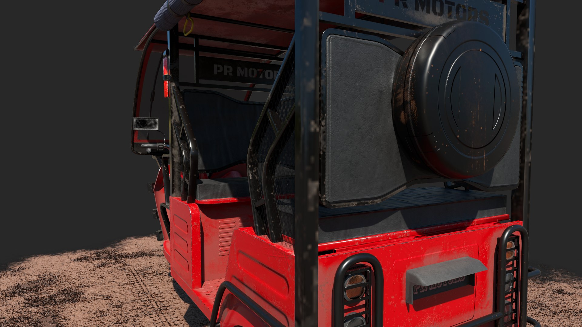 Electric Toto E Rickshaw 3D - TurboSquid 2113422