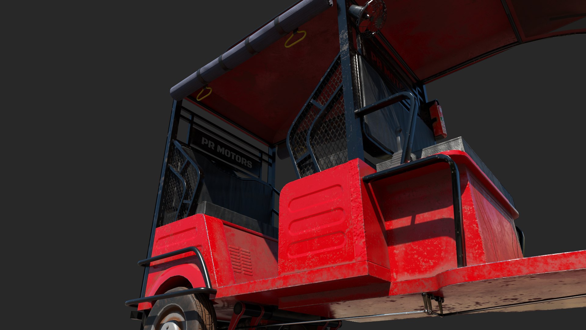 Electric Toto E Rickshaw 3D - TurboSquid 2113422