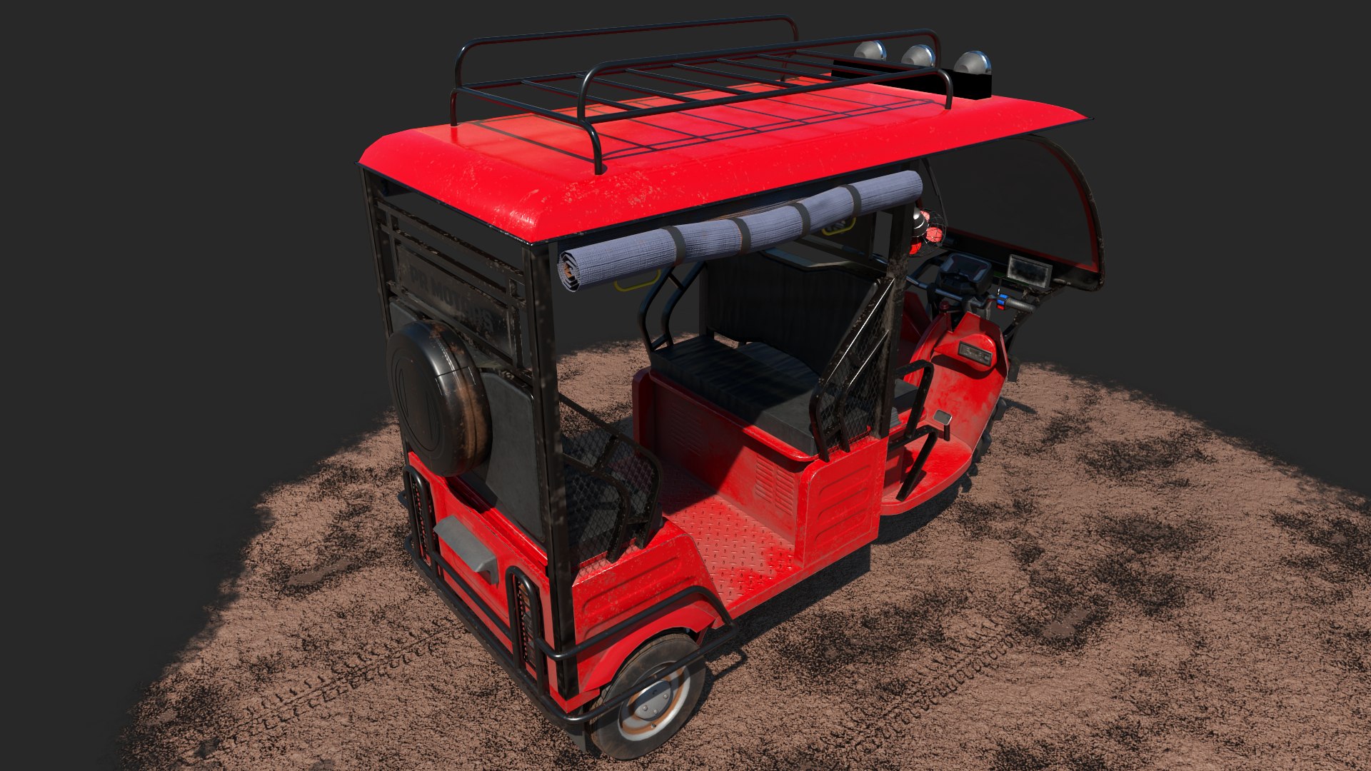 Electric Toto E Rickshaw 3D - TurboSquid 2113422