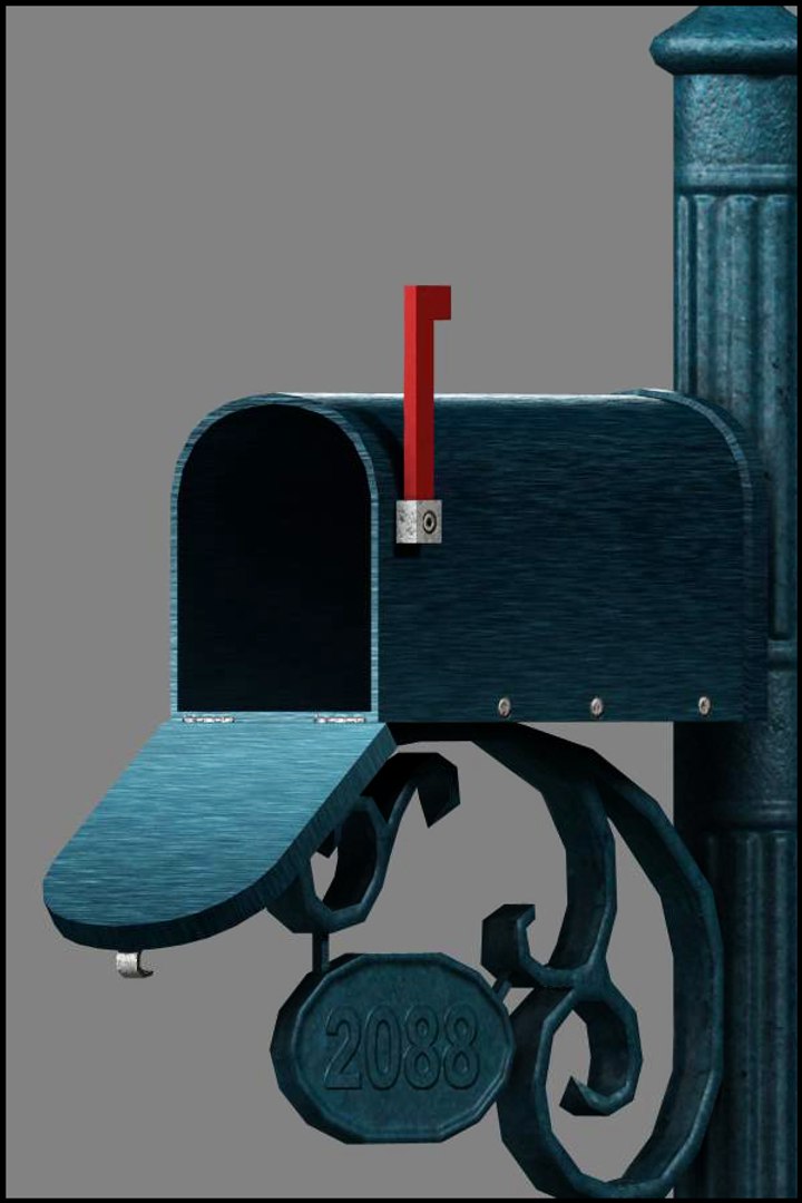 3d U S Mailboxes - Model