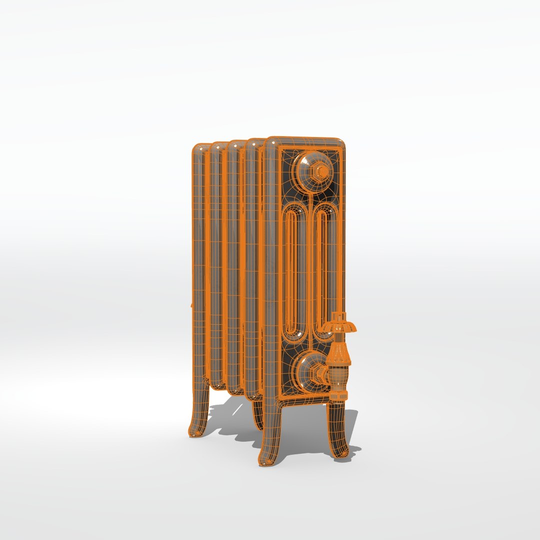 3D Old Style Radiator Model - TurboSquid 1470691
