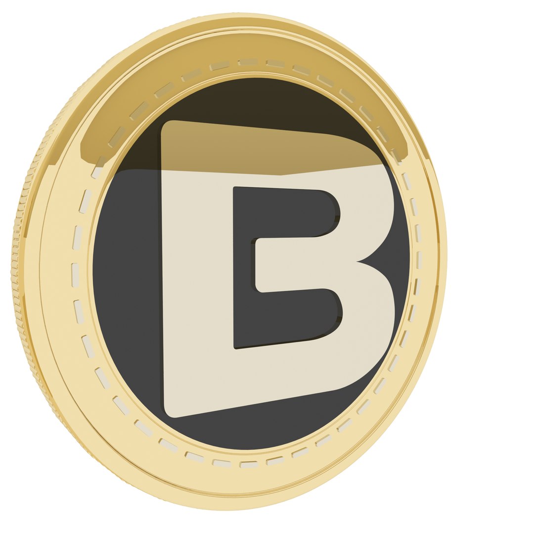 Bread Cryptocurrency Gold Coin 3D Model - TurboSquid 1783488