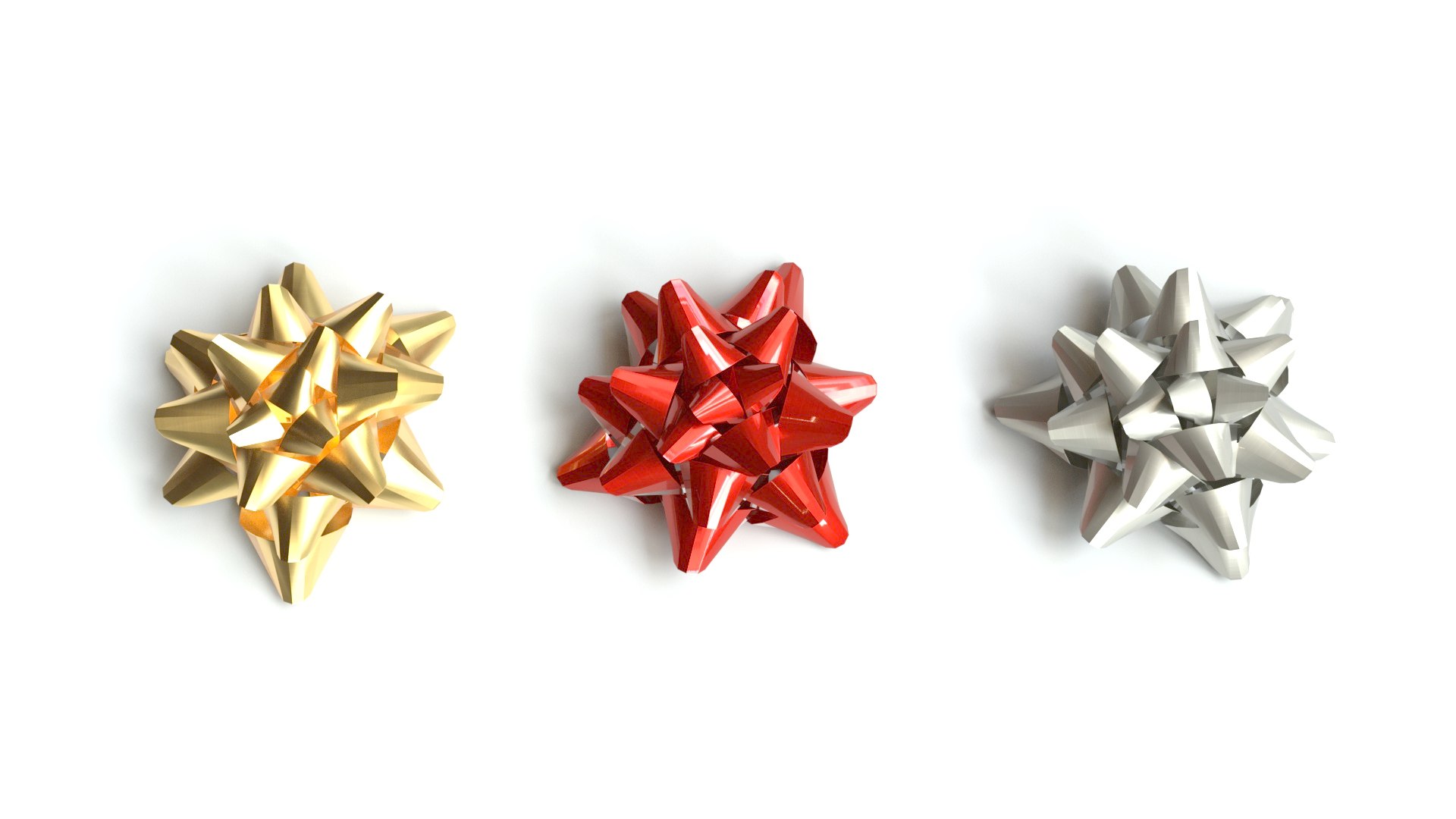 Gift Wrap Bow - Present Bow - 3D Asset 3D Model - TurboSquid 1898383