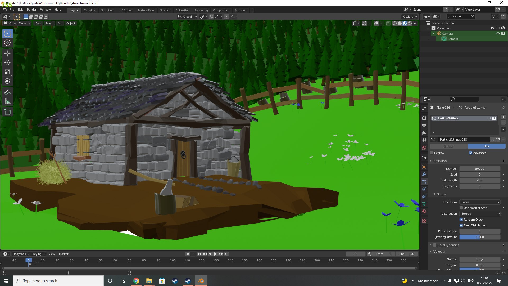 Low Poly Stone House 3D - TurboSquid 1849167