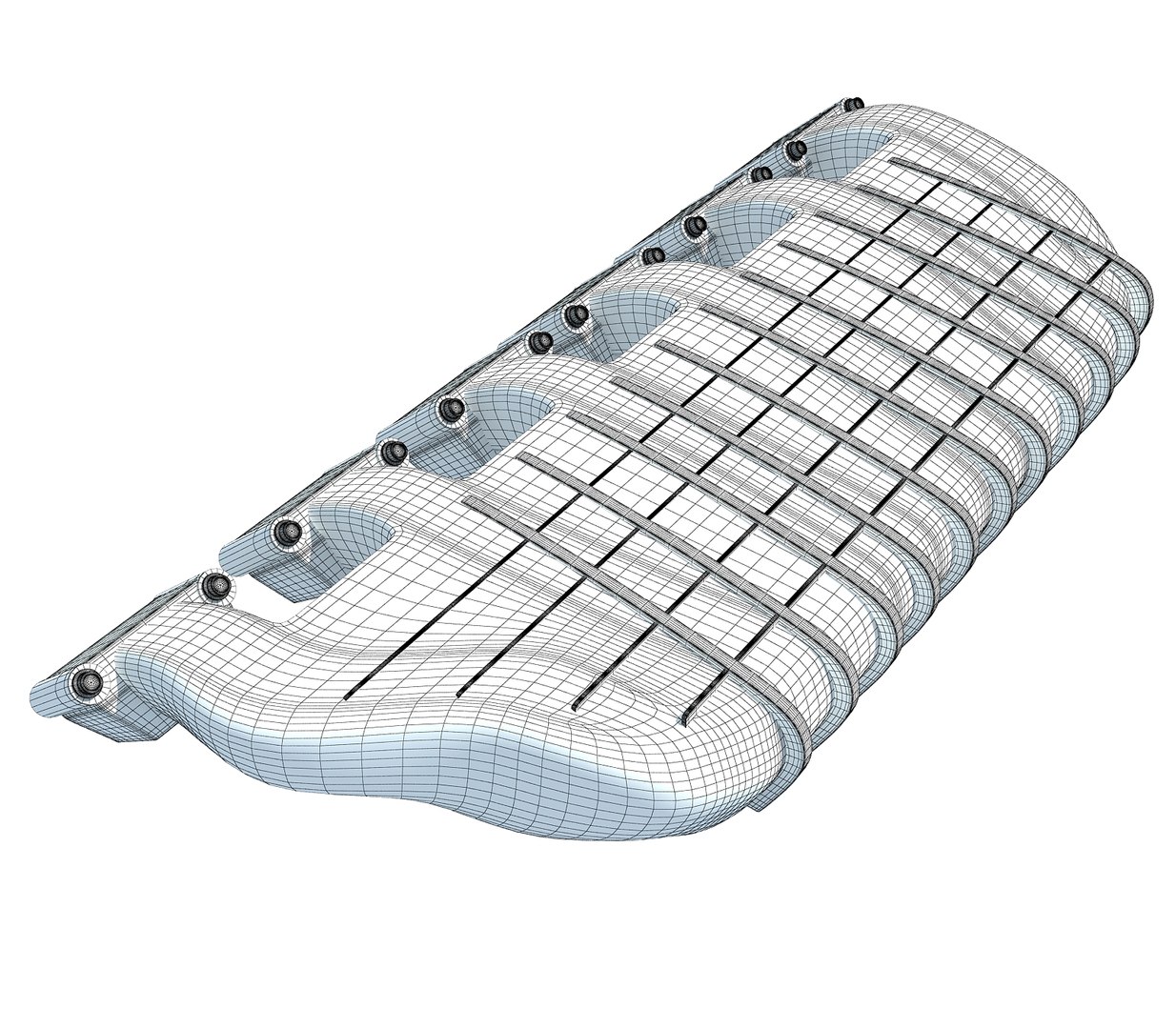 Engine cover 3D model - TurboSquid 1174617