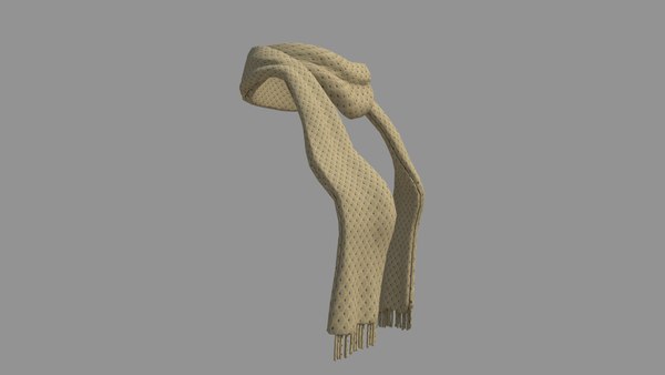 Scarf 3D model - TurboSquid 1977395