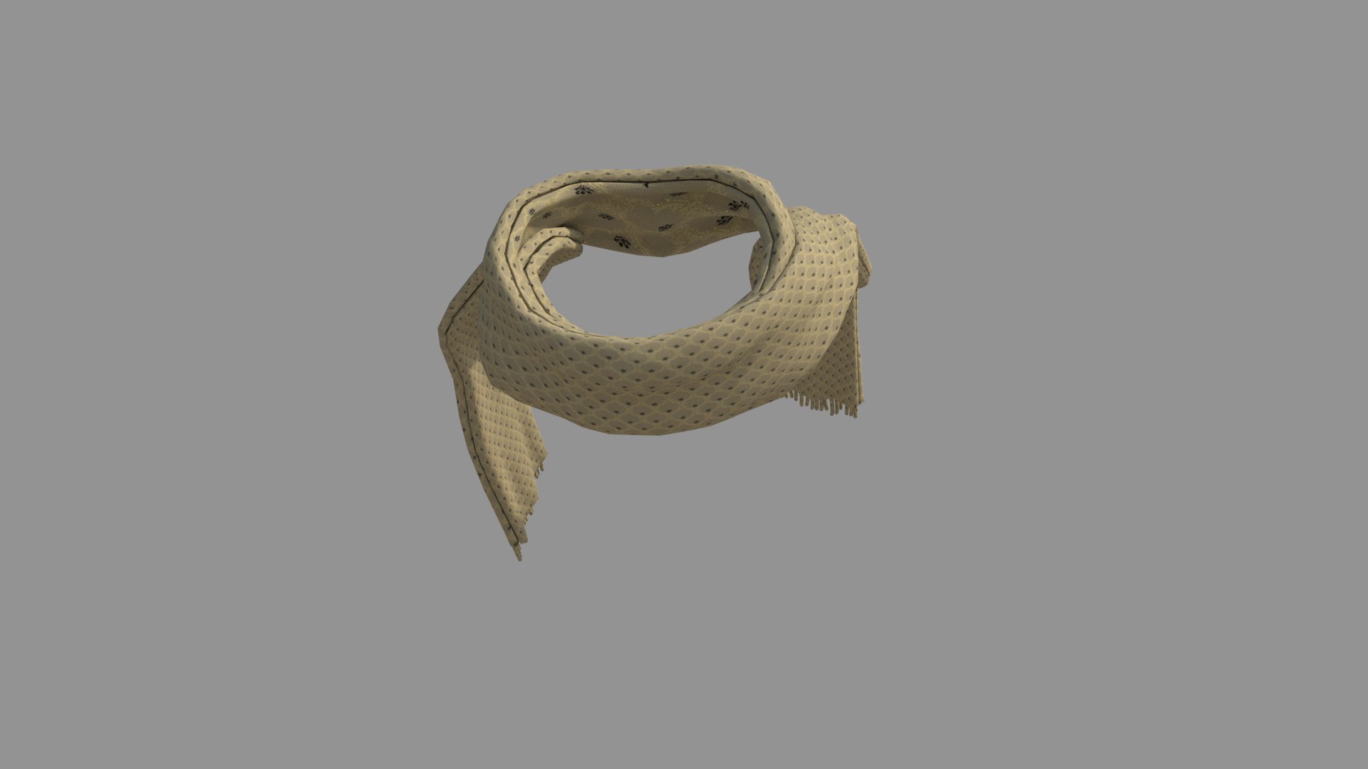 Scarf 3D Model - TurboSquid 1977395