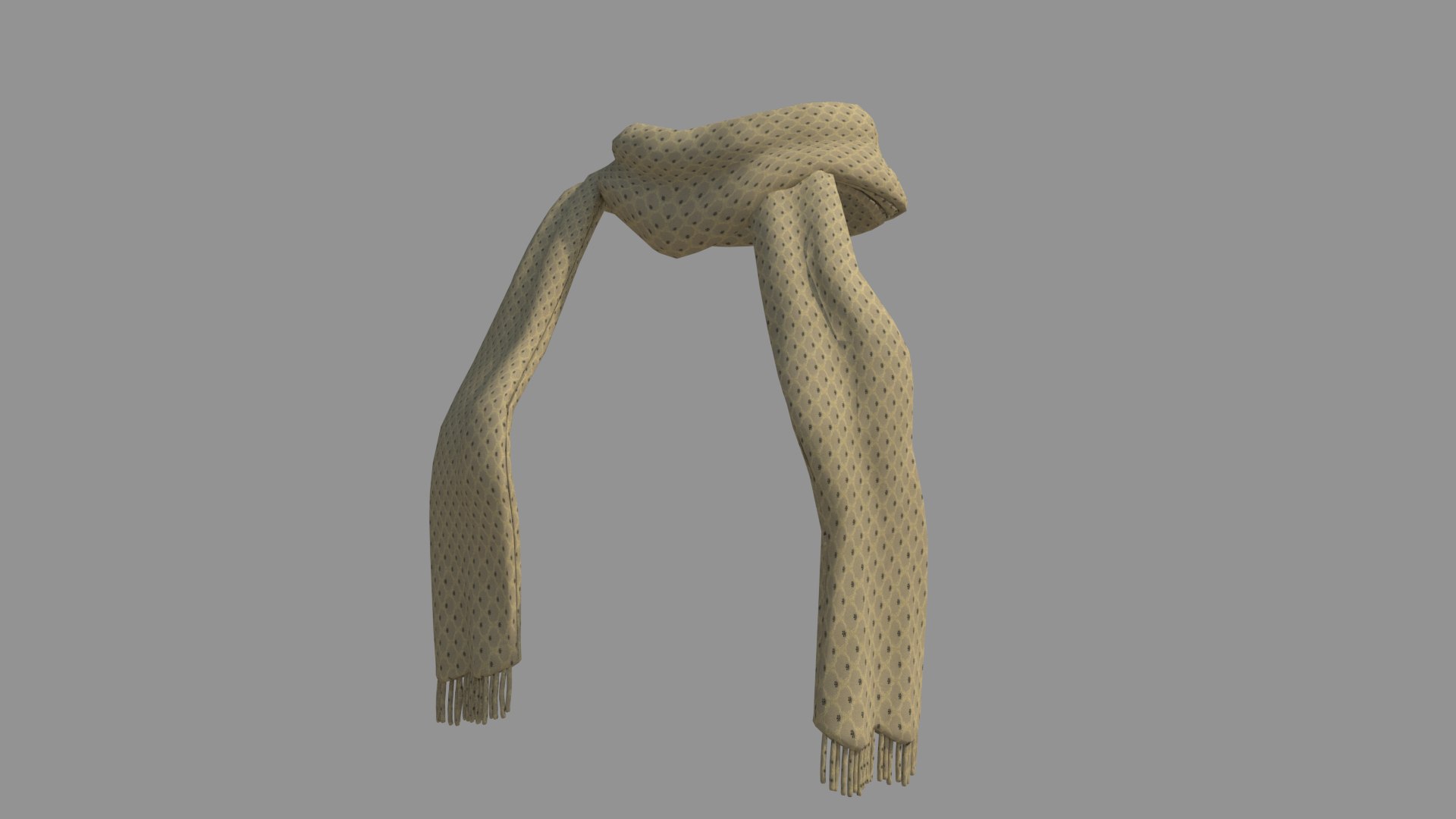 Scarf 3D Model - TurboSquid 1977395