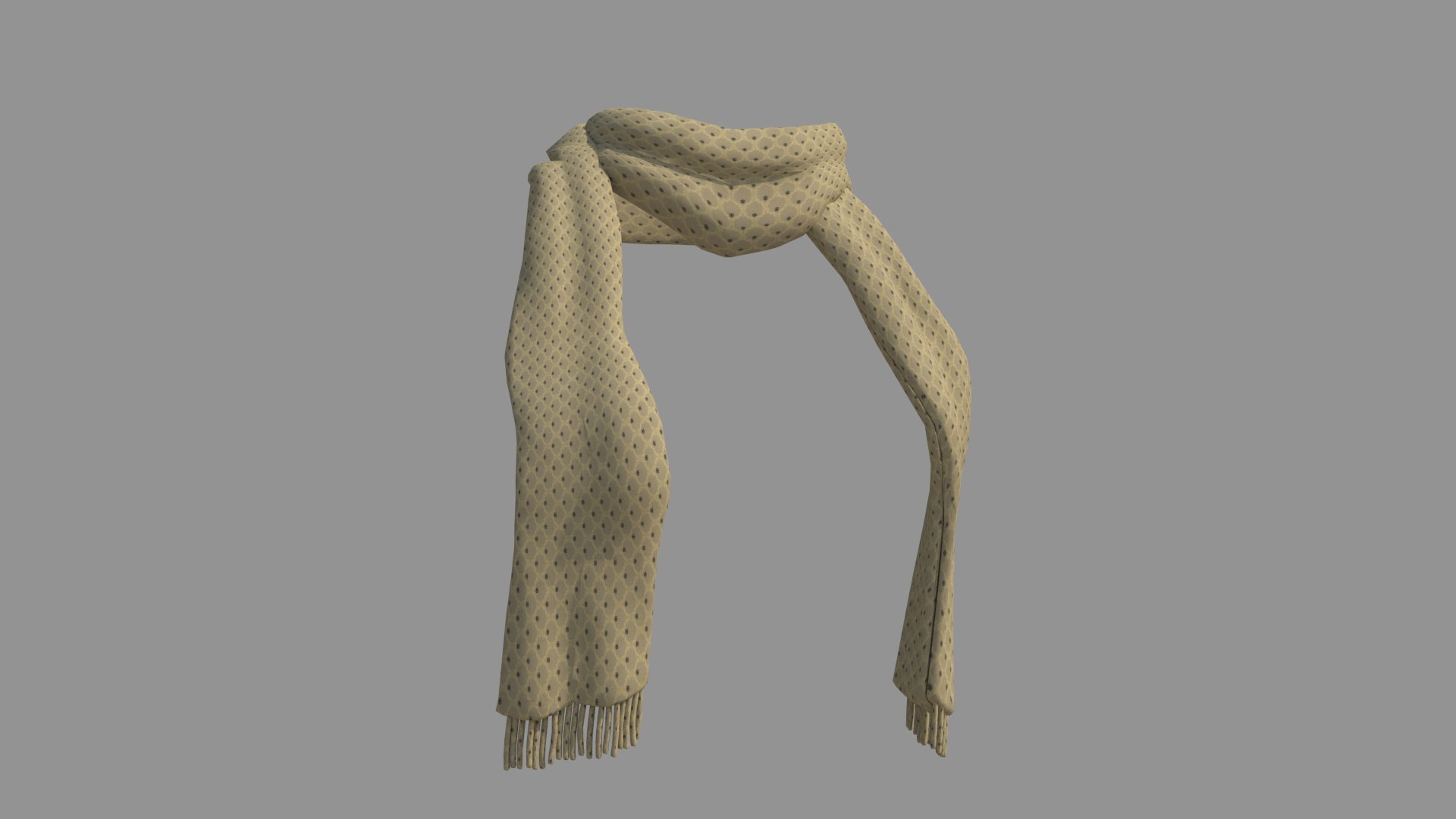 Scarf 3D Model - TurboSquid 1977395