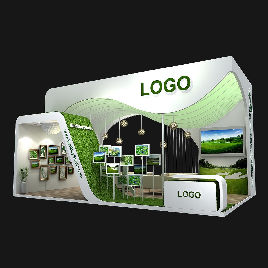 Exhibition Design Commercial Space 3D Model - TurboSquid 1731429
