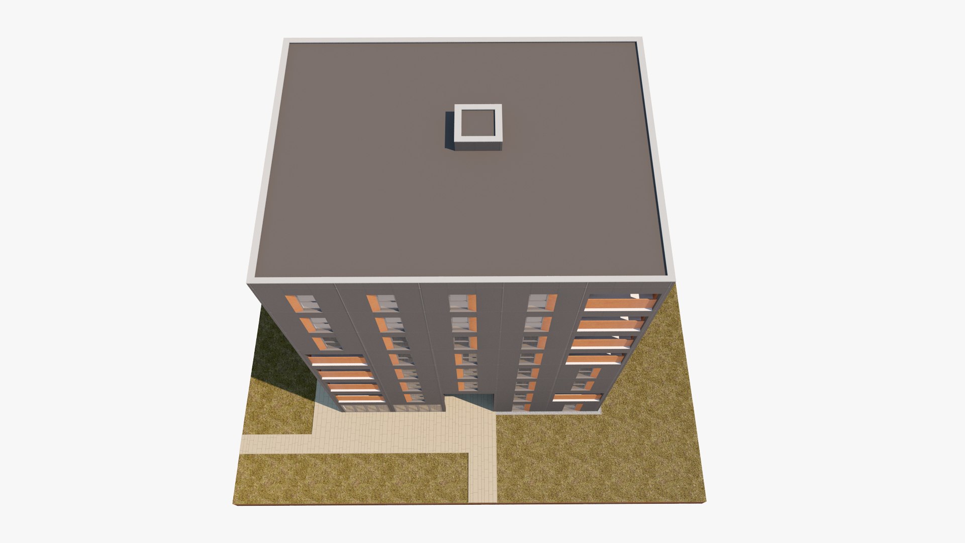 Modular Housing Building 3D - TurboSquid 2165572