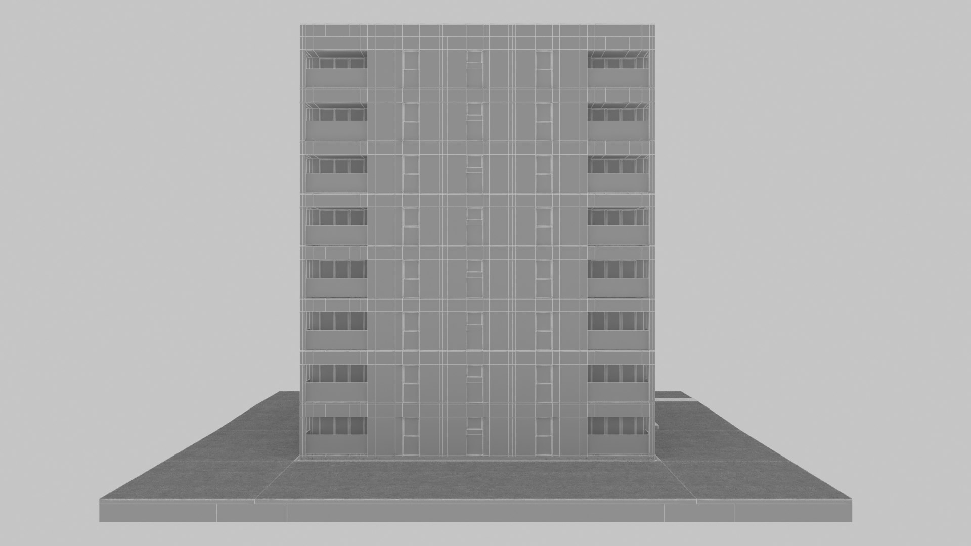 Modular Housing Building 3D - TurboSquid 2165572