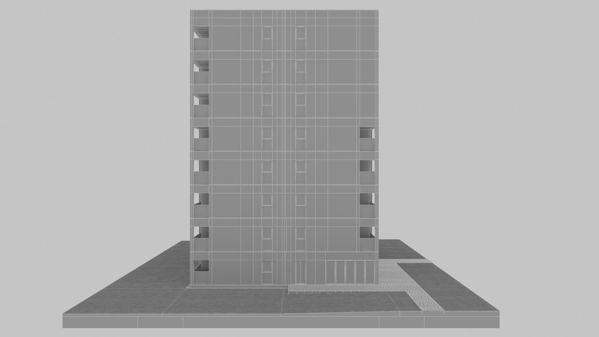 Modular Housing Building 3D - TurboSquid 2165572