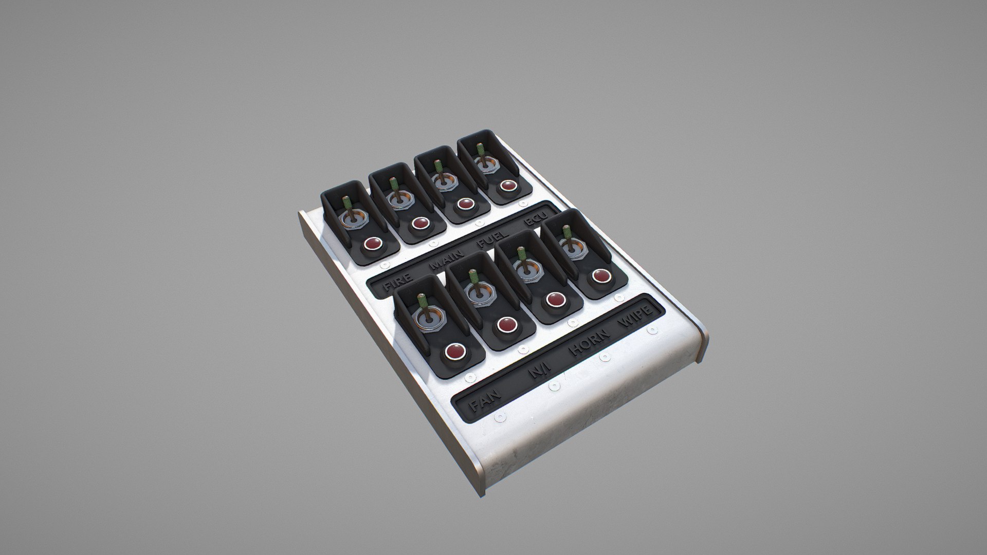 3D Control Panel Model - TurboSquid 1505503