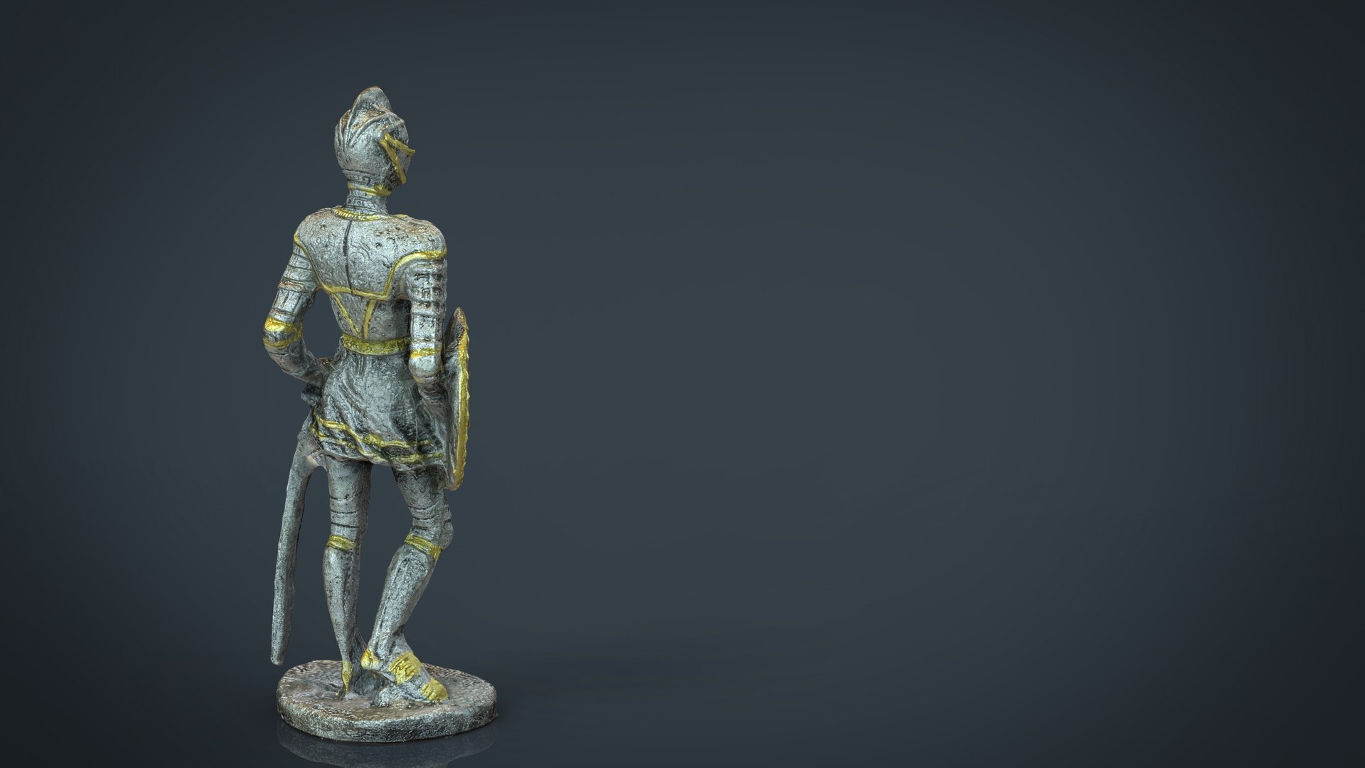 max medieval knight statue 2