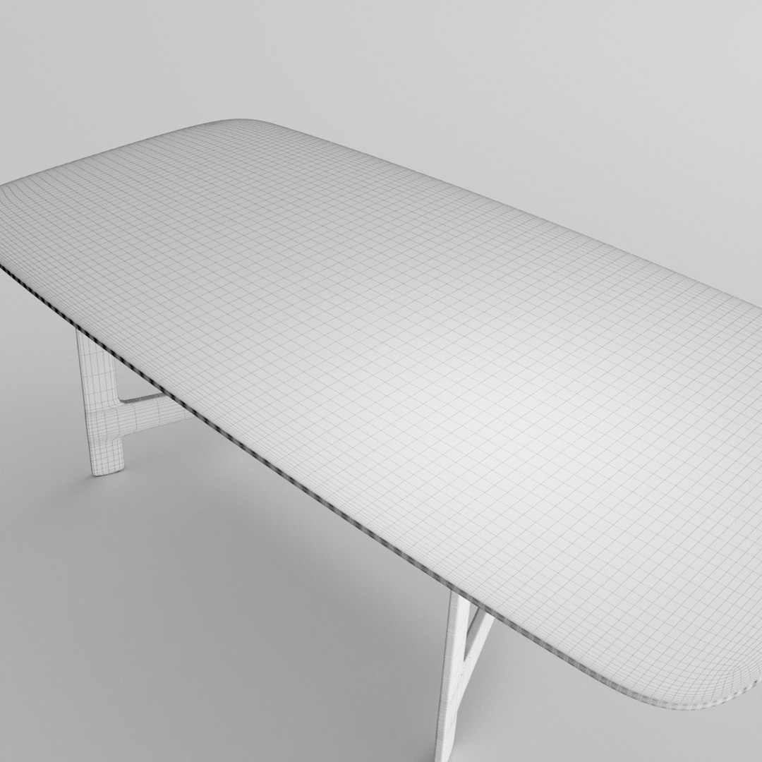 Table Red 3D Model - TurboSquid 1513623