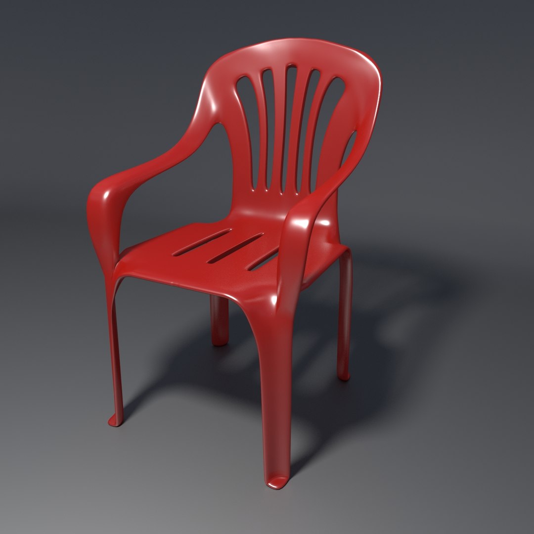 Realistic Chair 1 3d Model